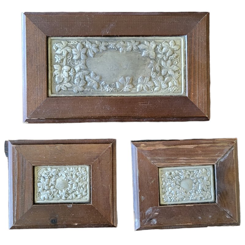 Silver Wood Boxes, Spain, Set of 3 for sale at Pamono