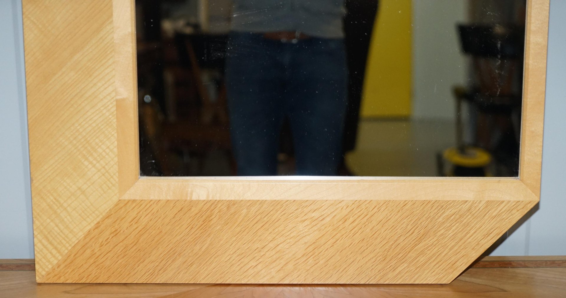 Prototype Viscount Mirror with 3D Affect Frame by David Linley for sale ...