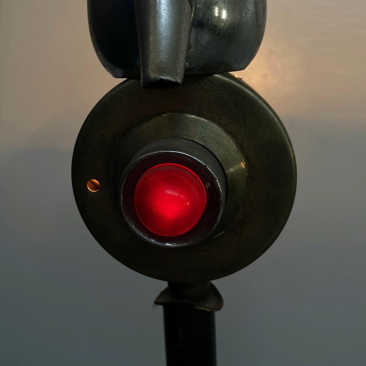 Postmodern Metal, Glass and Marble Light Sculptures, Italy, 2000s, Set ...