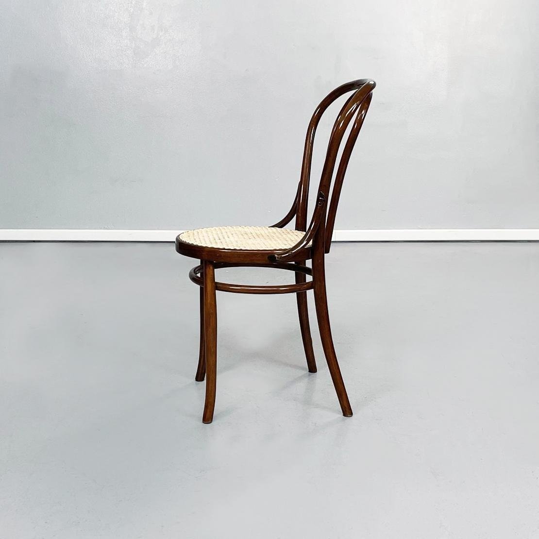 Thonet Stühle aus Stroh & Holz von Salvatore Leone, Österreich, 1900er ...