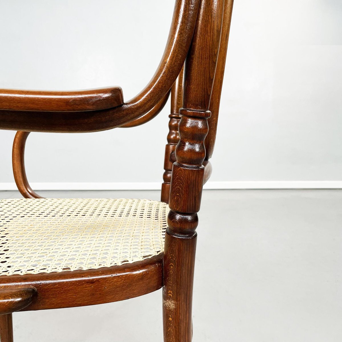 Austrian Straw and Wood Chairs from Thonet, 1900s, Set of 3 for sale at ...