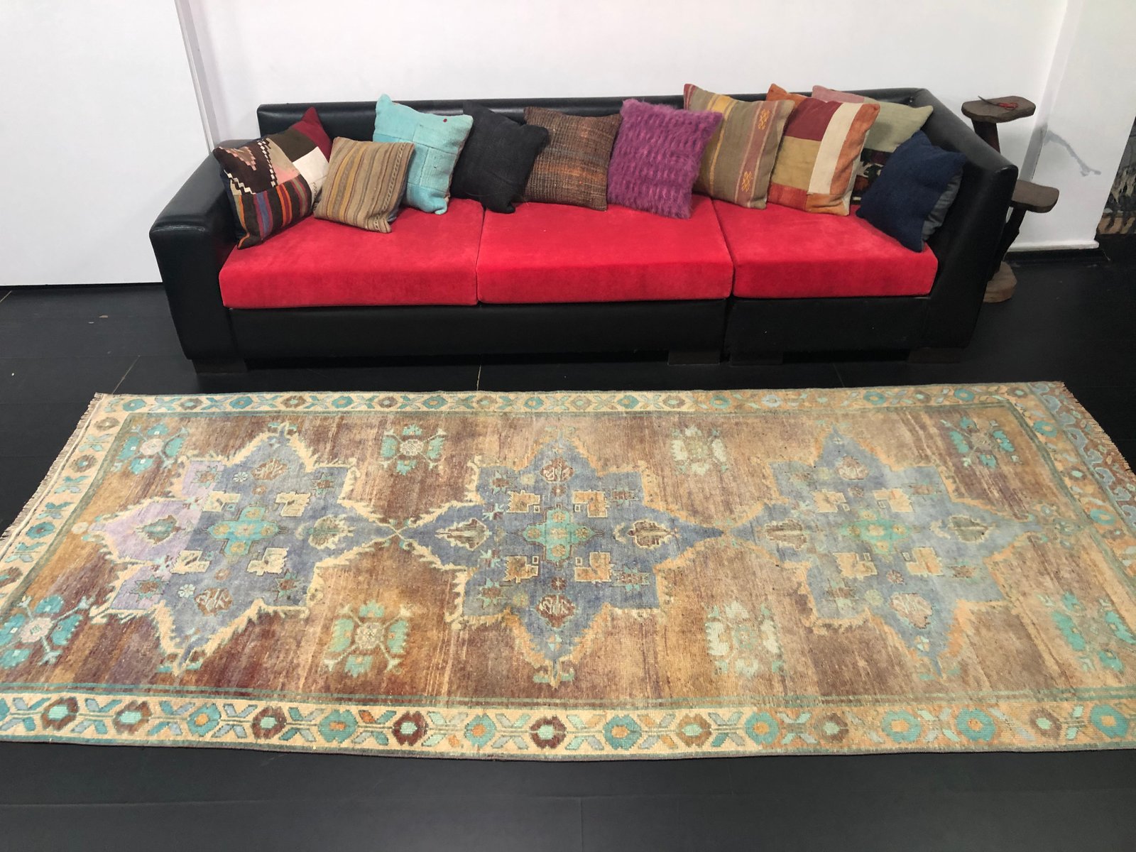 Vintage Copper Oushak Rug for sale at Pamono