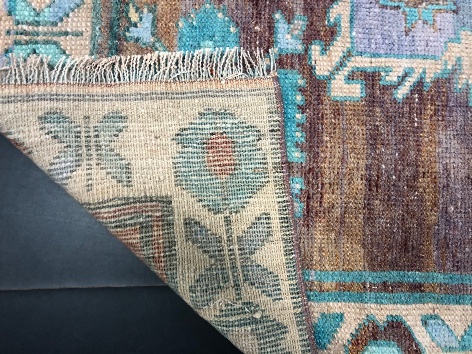 Vintage Copper Oushak Rug for sale at Pamono