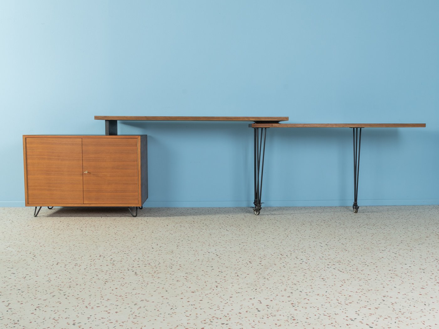 Vintage Teak Desk, 1960s for sale at Pamono