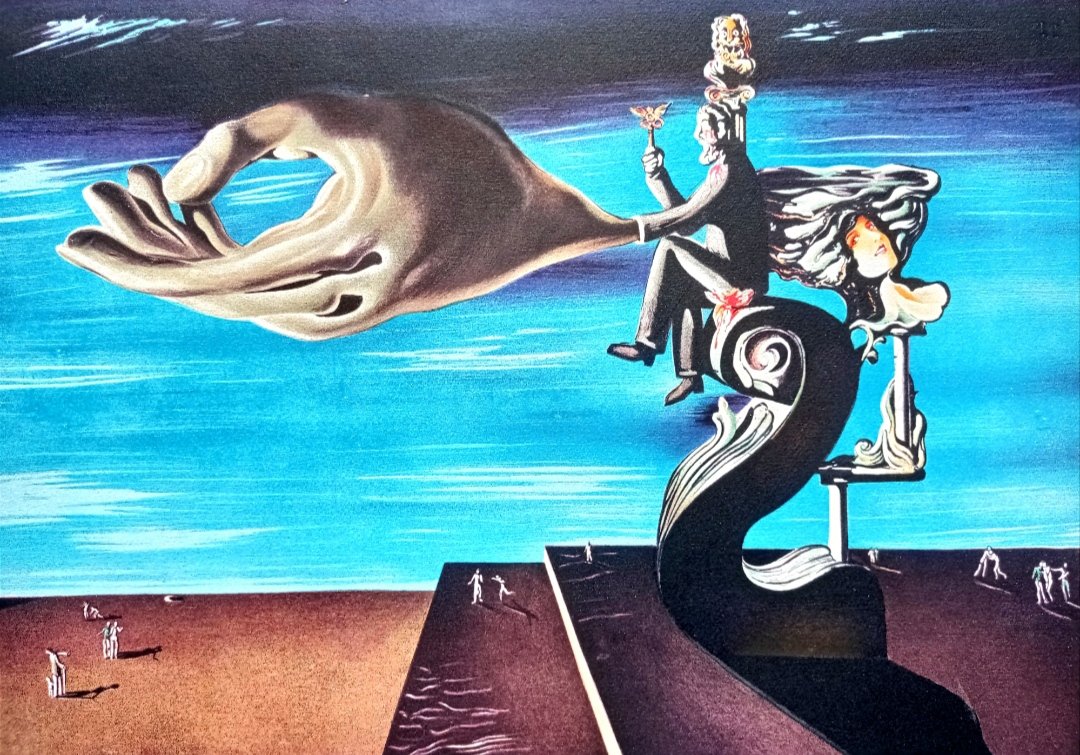 Salvador Dalí, The Hand (The Reue des Gewissens), Original ...