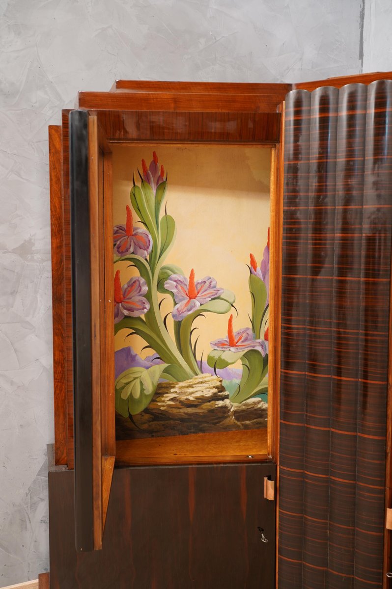 Art Deco Italian Corner Cupboards from Marcello Piacentini, 1940s for ...