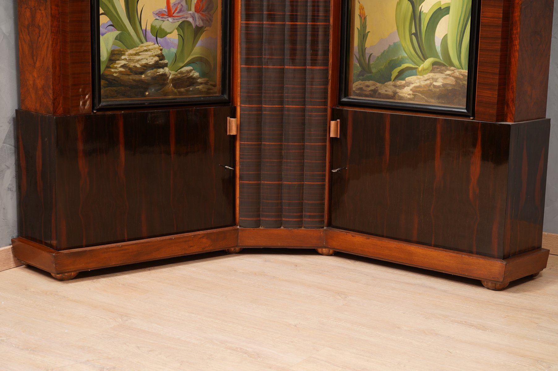 Art Deco Italian Corner Cupboards from Marcello Piacentini, 1940s for ...