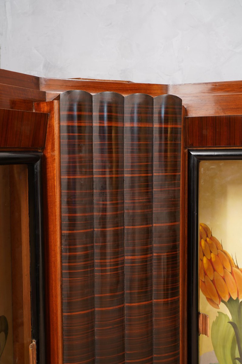 Art Deco Italian Corner Cupboards from Marcello Piacentini, 1940s for ...