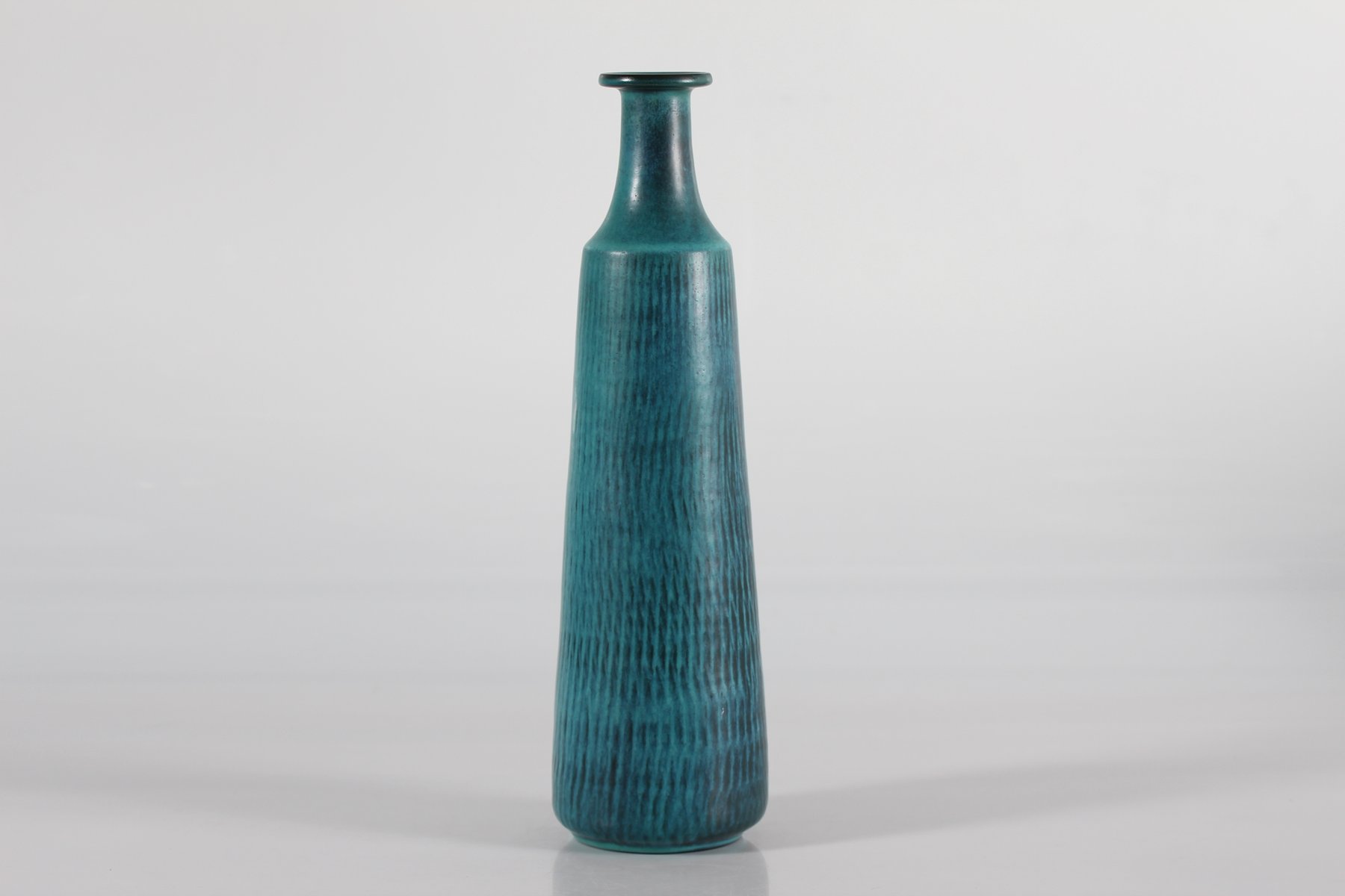 Modern Danish Turquoise Blue Ceramic Vase by Gunnar Nylund for Nymølle ...
