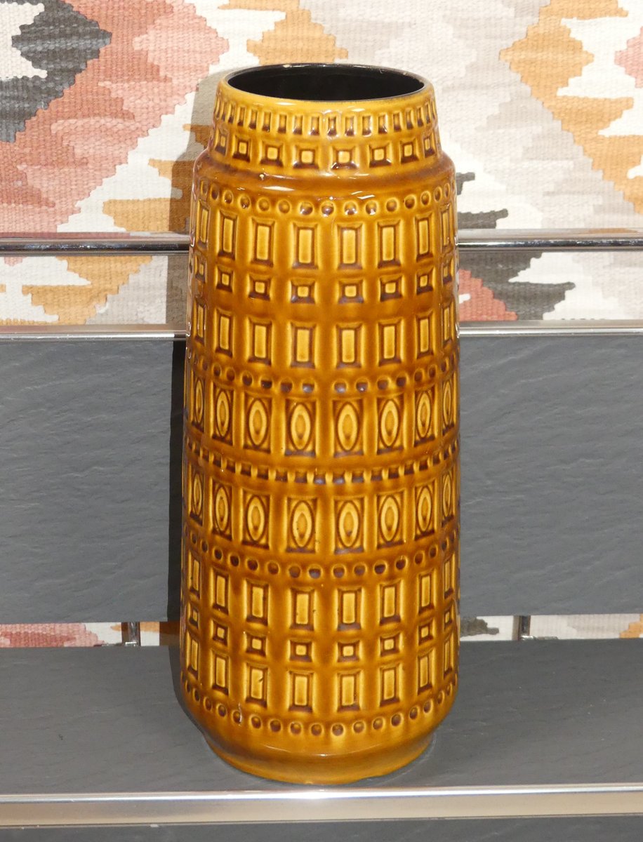 260-40 Inka Vase in Senfgelb von Scheurich, 1970er bei Pamono kaufen