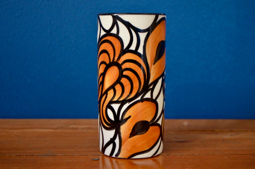 Vase from Schramberg Majolika for sale at Pamono