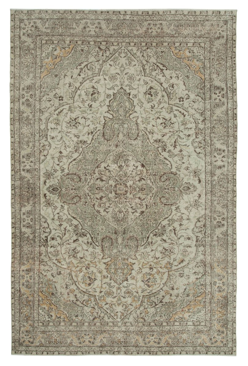 Vintage Turkish Beige Area Rug for sale at Pamono