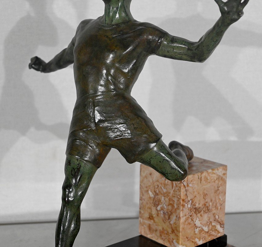 Art Deco Regula Sculpture of the Victorious Runner, Early 20th Century ...