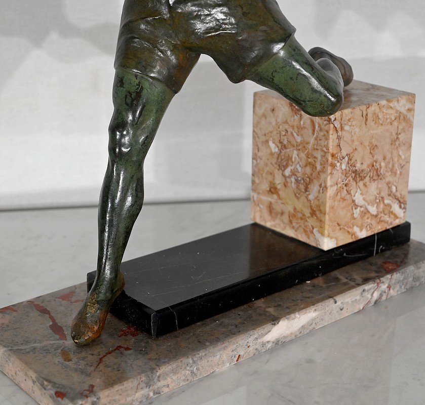 Art Deco Regula Sculpture of the Victorious Runner, Early 20th Century ...
