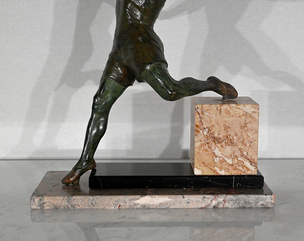 Art Deco Regula Sculpture of the Victorious Runner, Early 20th Century ...