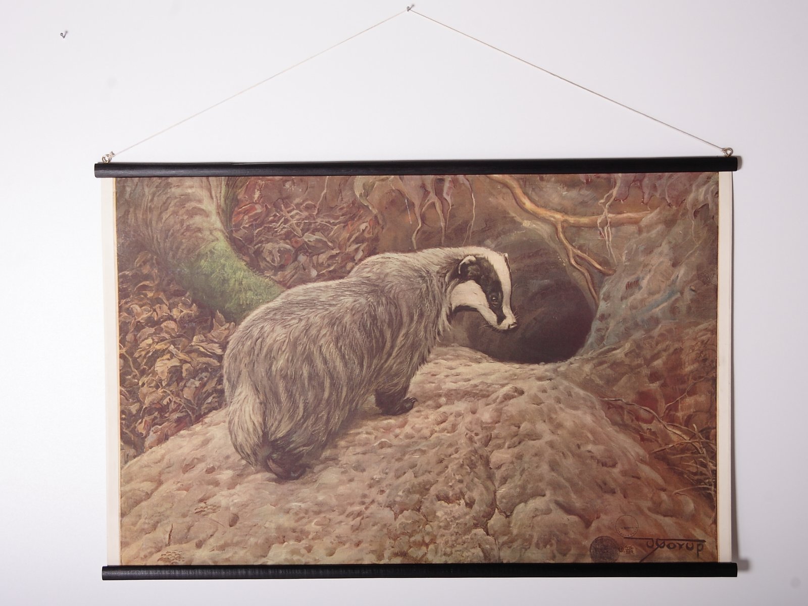 Badger School Poster, 1920s for sale at Pamono