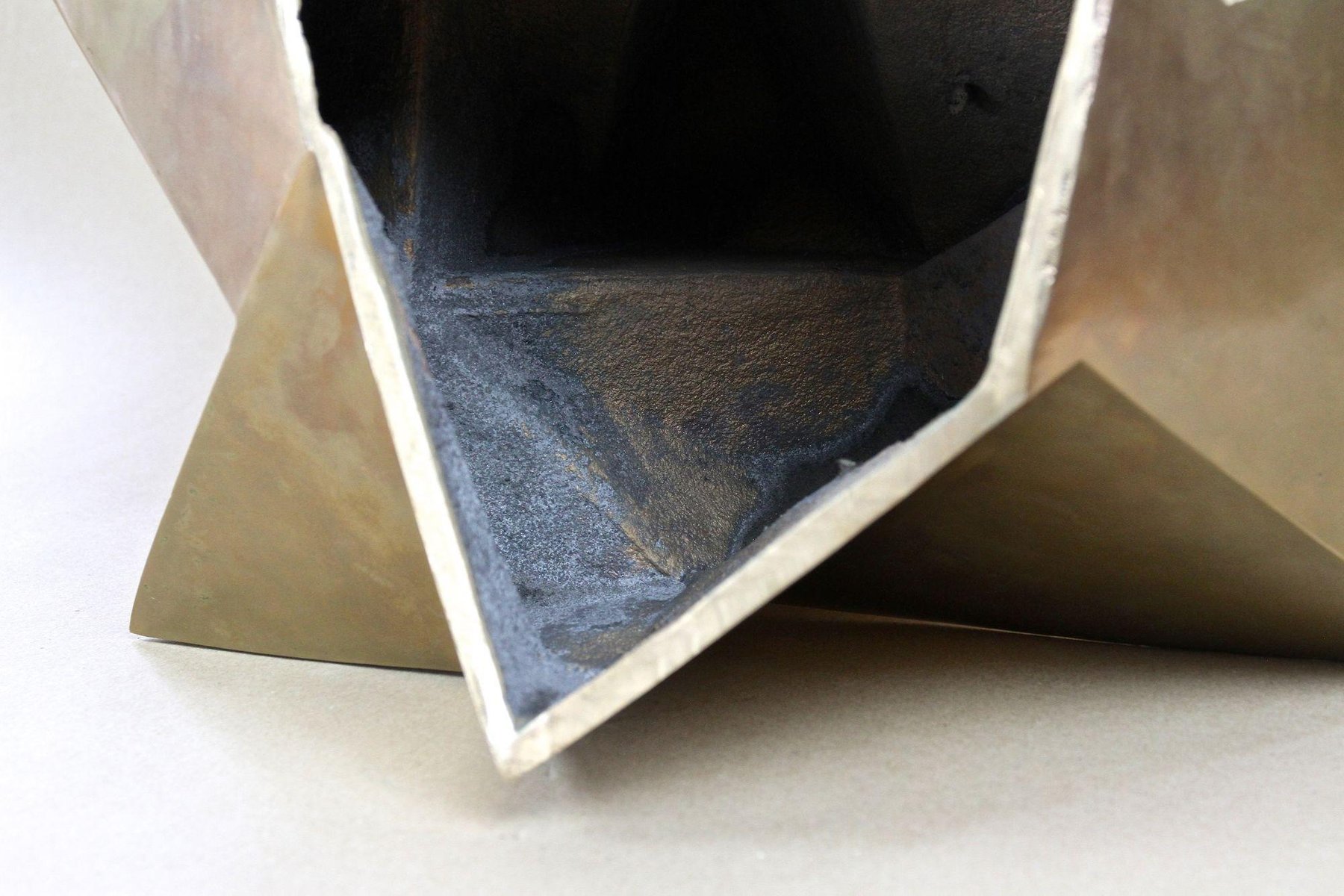 Modern Bronze Crystal Sculpture by M. Treml, Austria, 2019 for sale at ...