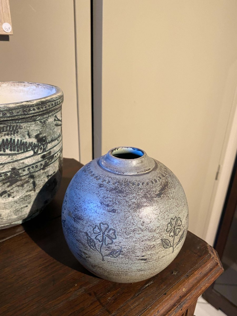 Ceramic Ball Vase by Jacques Blin for sale at Pamono