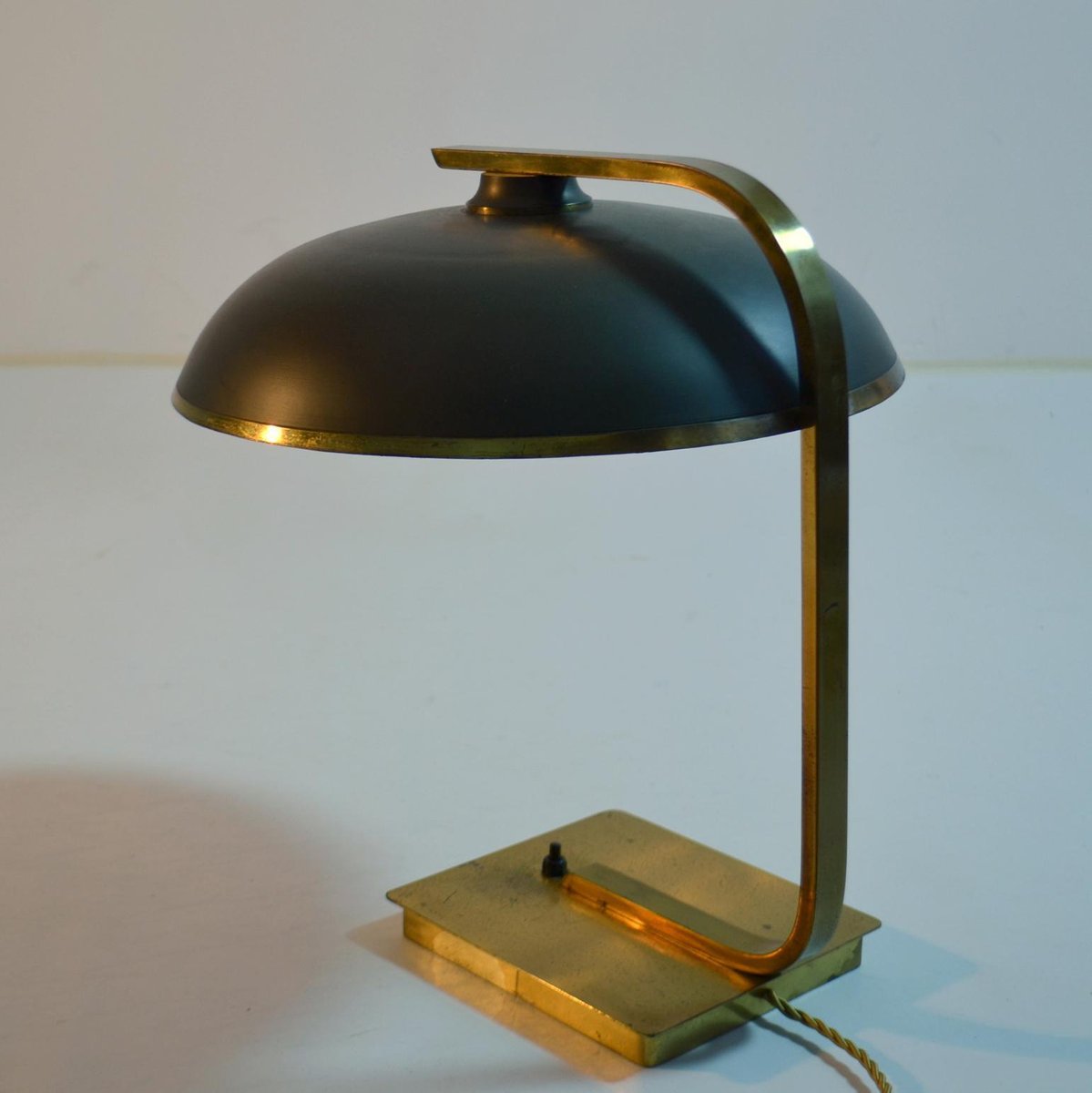 Modern Desk Lamp in Brass, 1950s for sale at Pamono