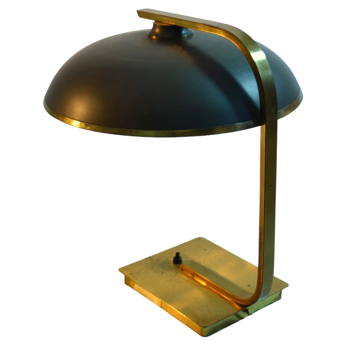Modern Desk Lamp in Brass, 1950s for sale at Pamono