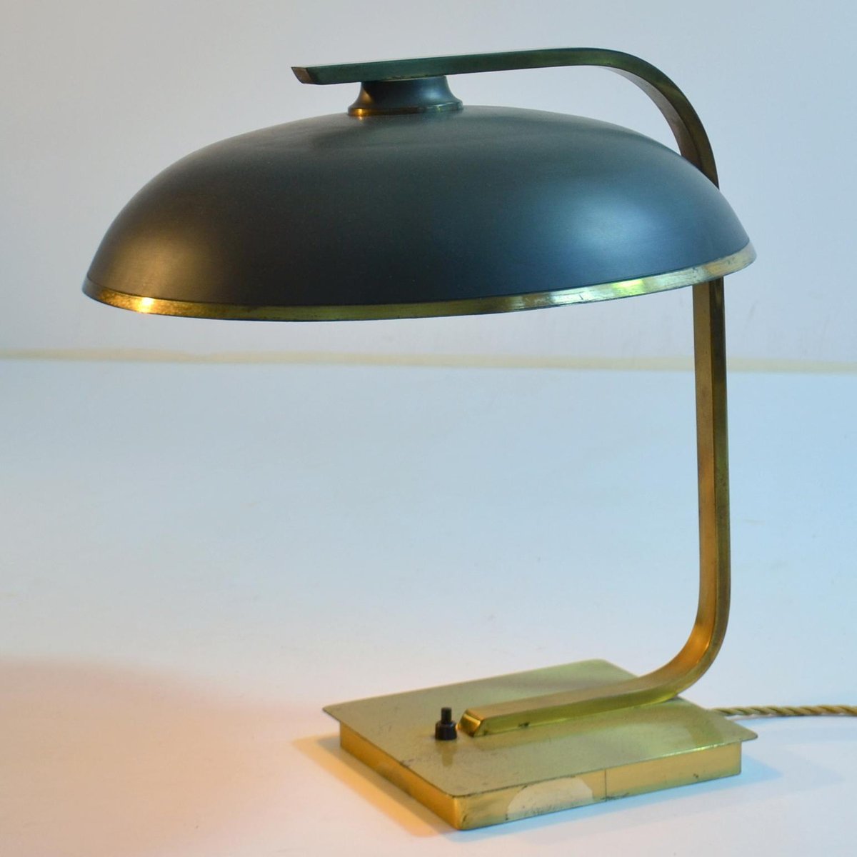 Modern Desk Lamp in Brass, 1950s for sale at Pamono