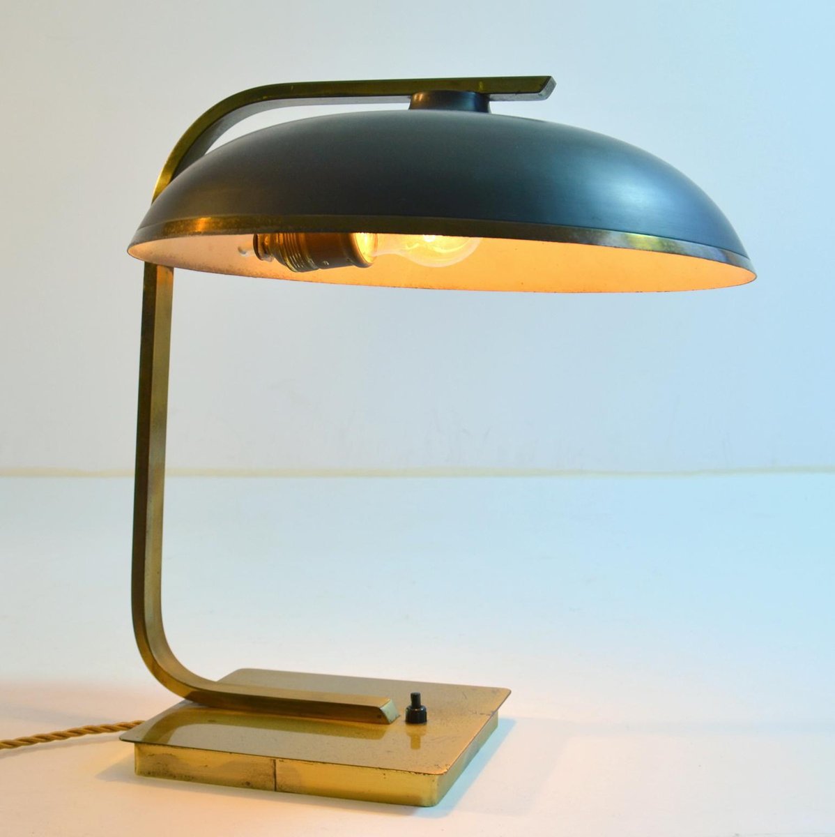 Modern Desk Lamp in Brass, 1950s for sale at Pamono
