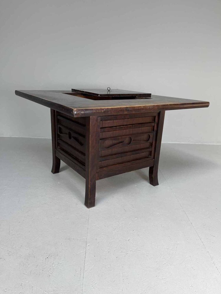 Japanese Hibachi Table, 1890s for sale at Pamono