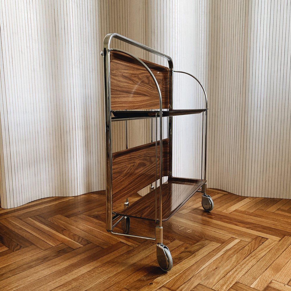 Mid-Century Modern German Bar Cart, 1970s for sale at Pamono