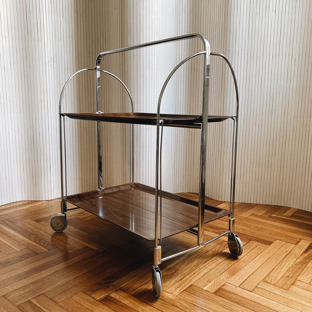 Mid-Century Modern German Bar Cart, 1970s for sale at Pamono