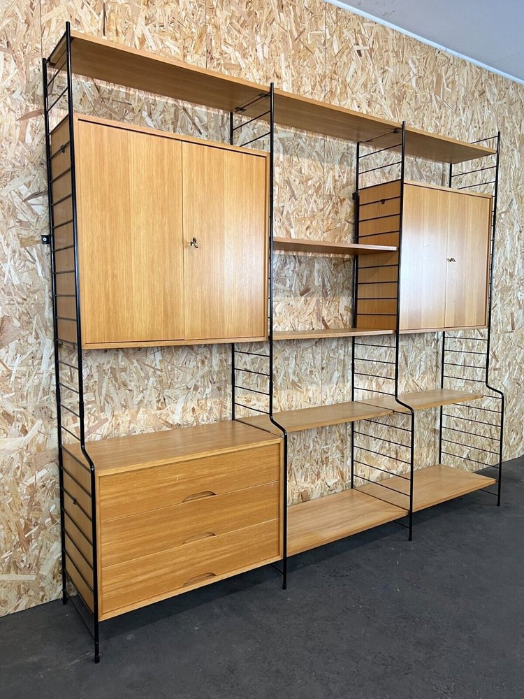 Scandinavian Style Teak String Wall Shelf from WHB, Germany, 1970s for ...