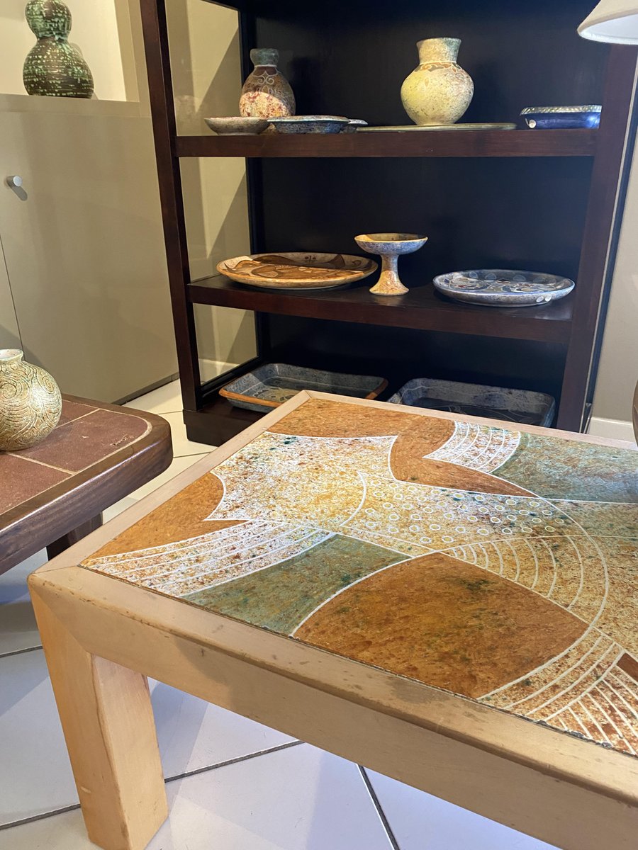 Ceramic Coffee Table from Bernard Buffat for sale at Pamono