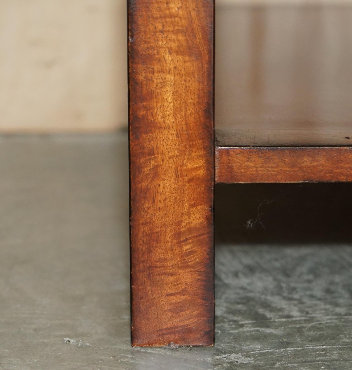 Military Campaign Side Table with Single Drawer for sale at Pamono