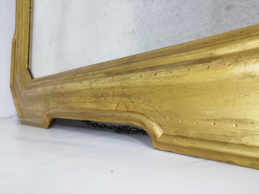 Antiker Umbertine Spiegel mit Tablett, 1800er bei Pamono kaufen