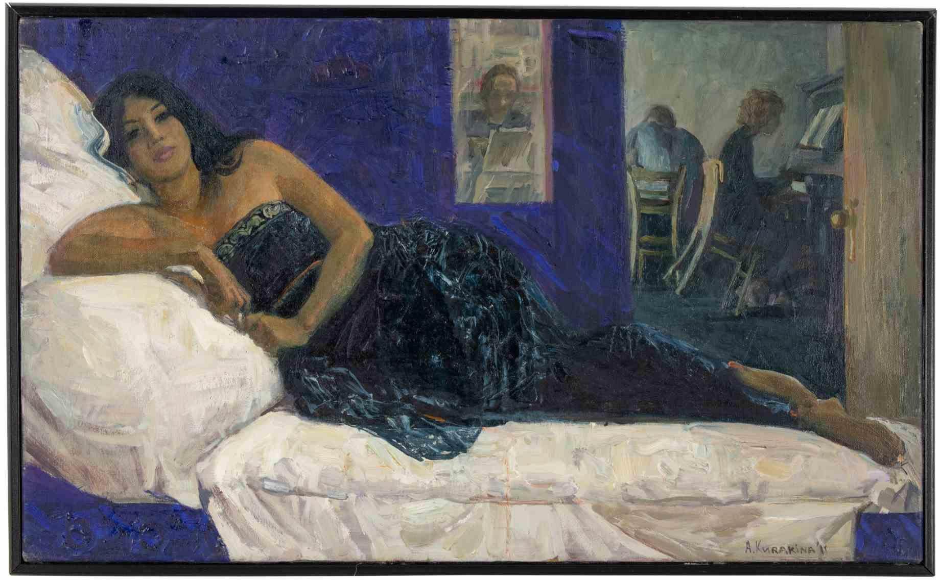 Anastasia Kurakina, Dea (Goddess), Oil on Canvas, 2012 for sale at Pamono