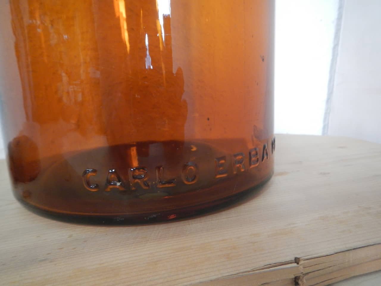 Pharmacy Bottle by Carlo Erba Milan, 1950s for sale at Pamono