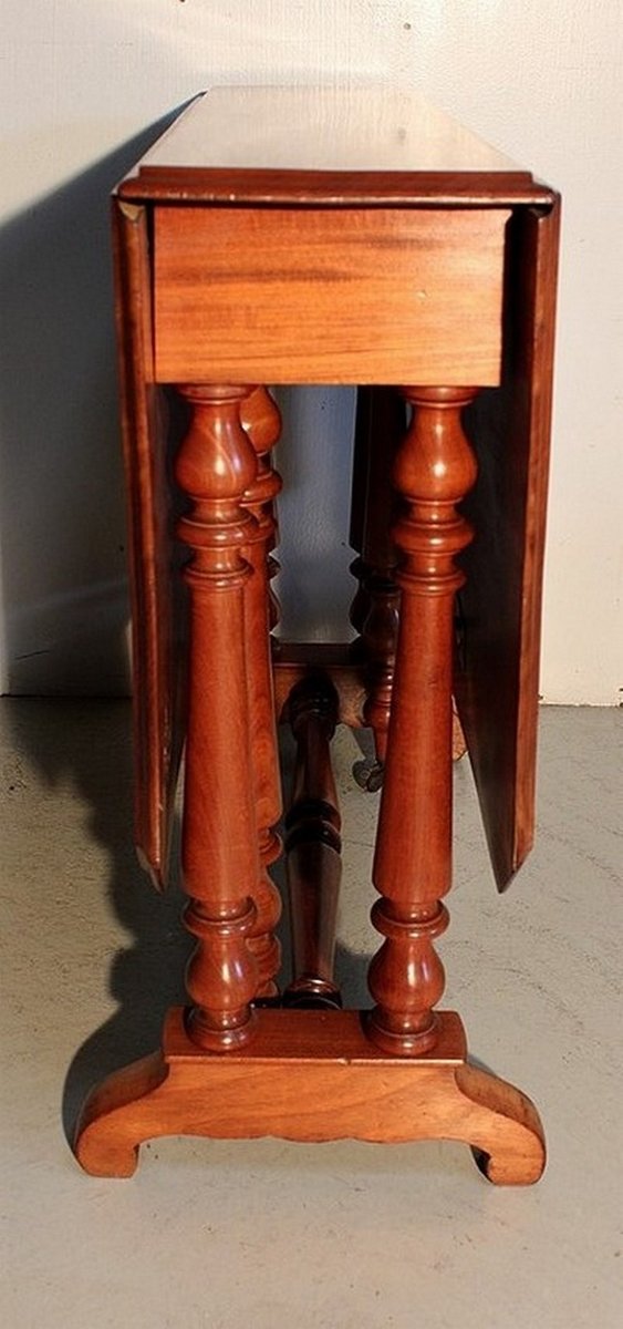 Small Auxiliary Table with Mahogany Shutters, 19th Century for sale at ...
