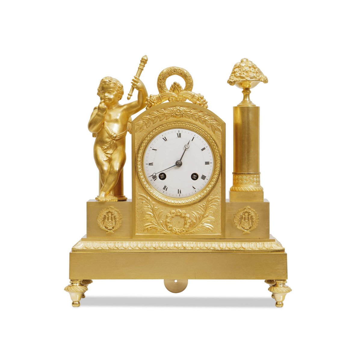 Vintage Pendulum Clock, France for sale at Pamono