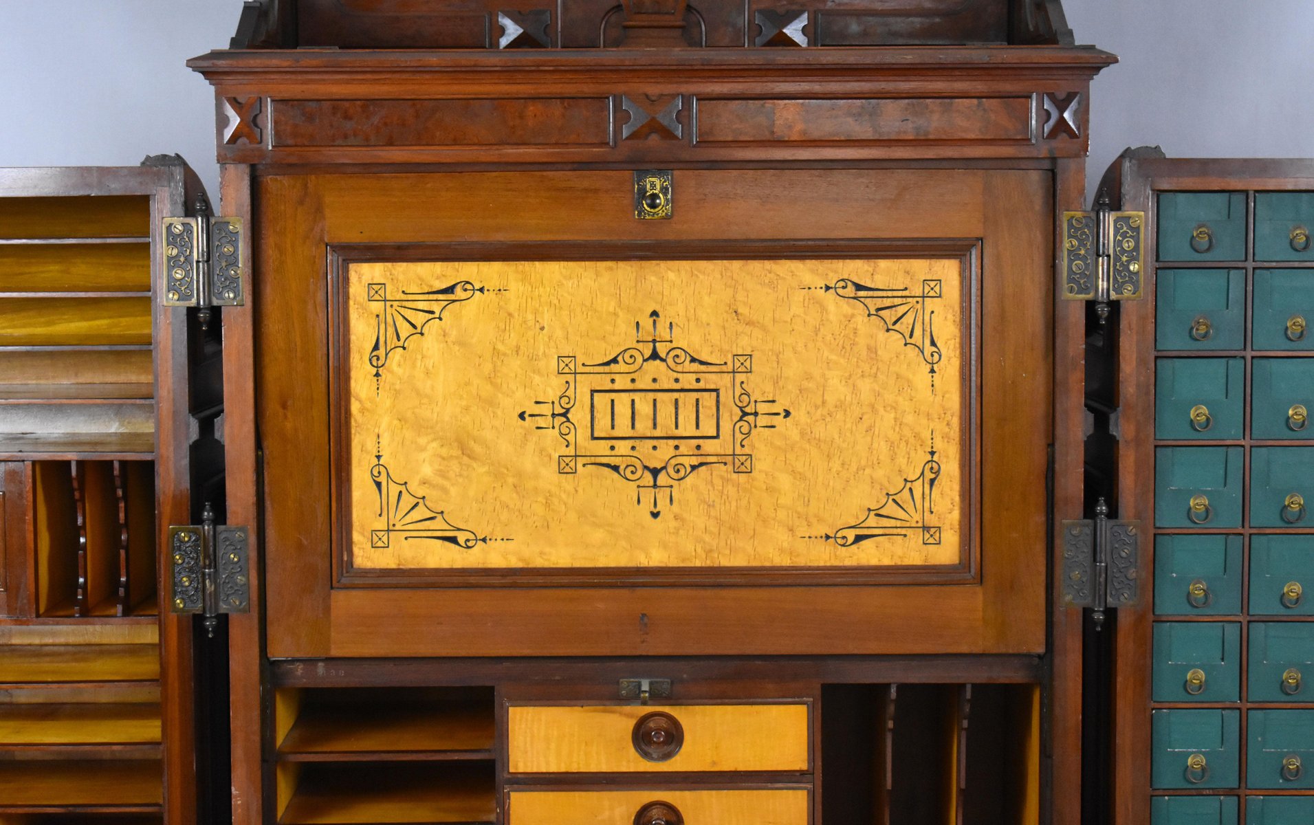 19th Century American Walnut Wells Fargo Desk by Wooton Desk. Co for ...