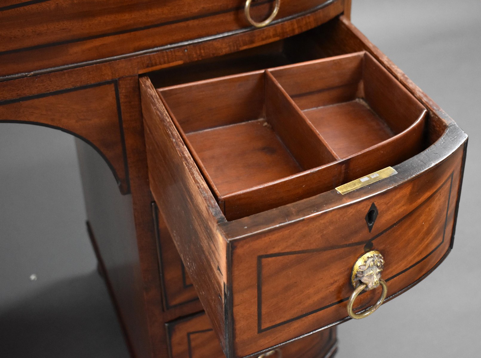 19th Century English Regency Mahogany Gentlemans Dressing Chest for ...