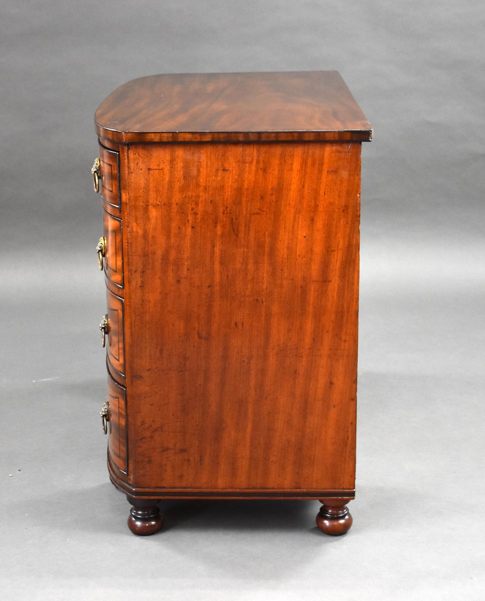 19th Century English Regency Mahogany Gentlemans Dressing Chest for ...