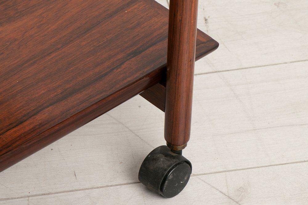 Mid-Century Danish Rosewood Cocktail Trolley for sale at Pamono
