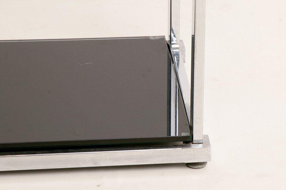 Art Deco British Chrome & Glass Shelving Unit, 1930s for sale at Pamono