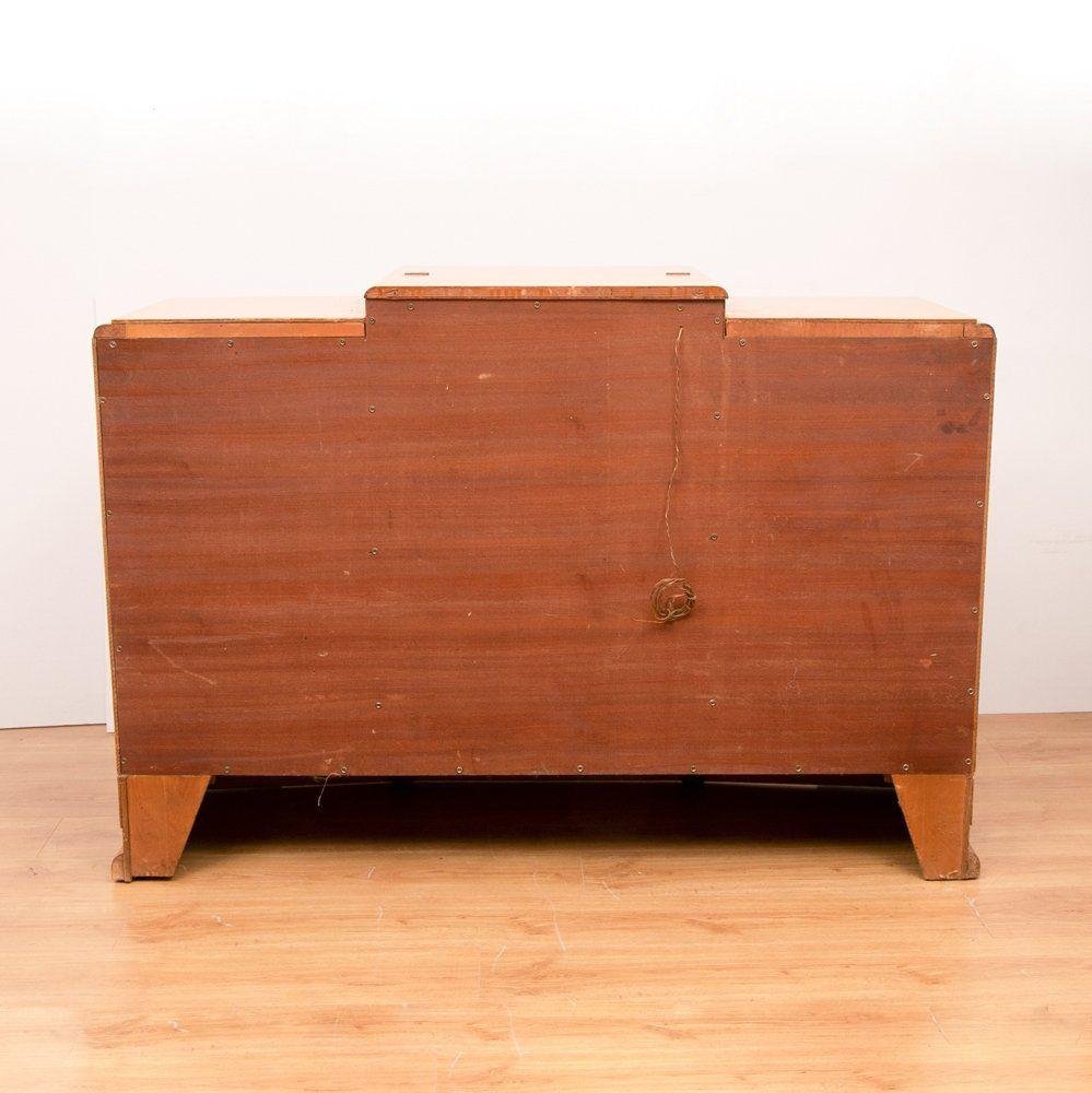 Meuble Cocktail Art Déco en Érable Moucheté de British Emanuel ...