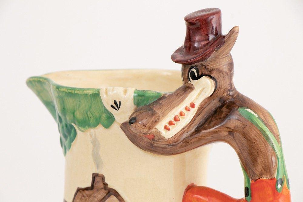 British Hand Painted Musical Jug from Wadeheath, 1930s for sale at Pamono