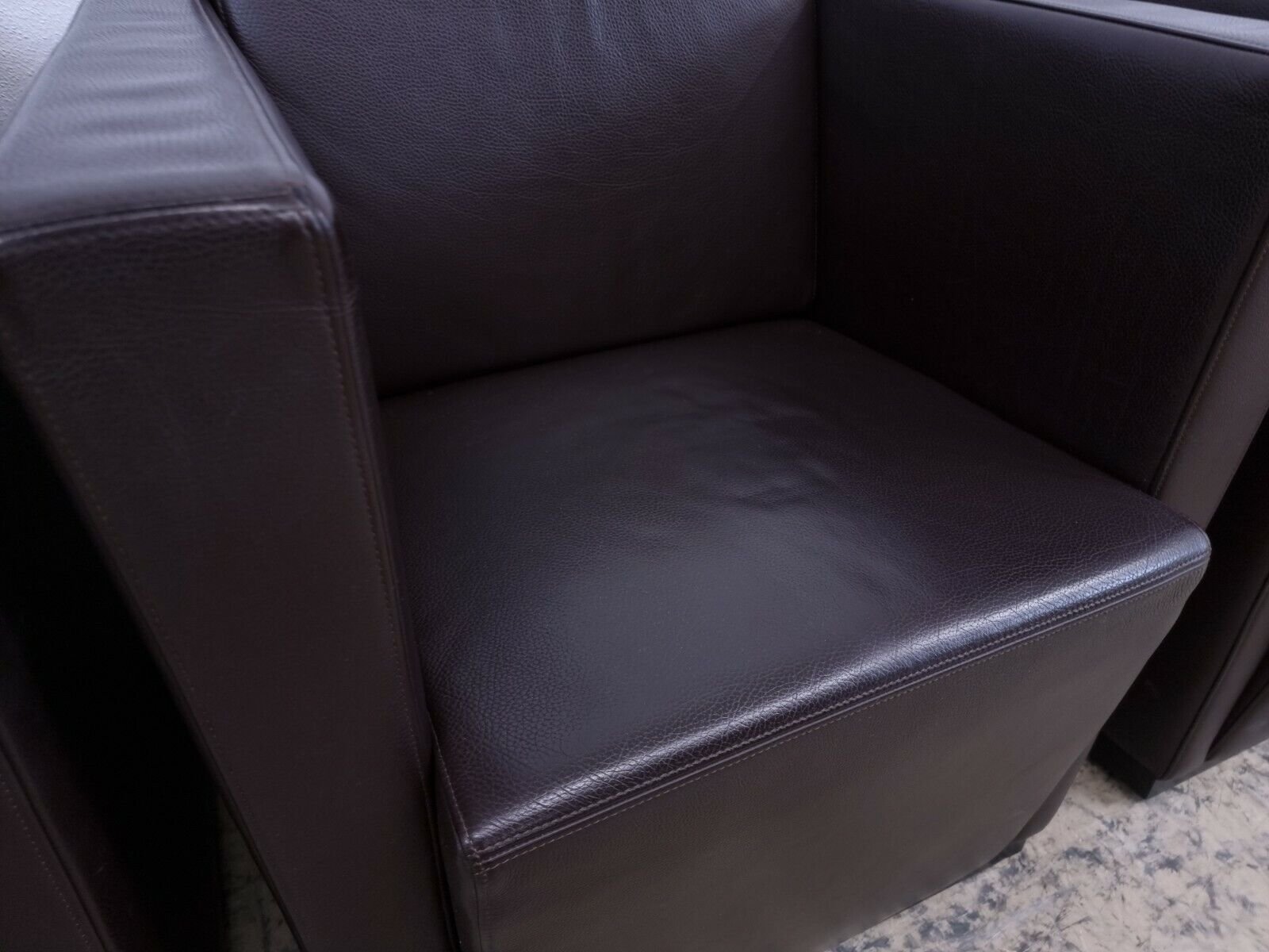 Elton Chair in Leather from Walter Knoll, 1990s for sale at Pamono