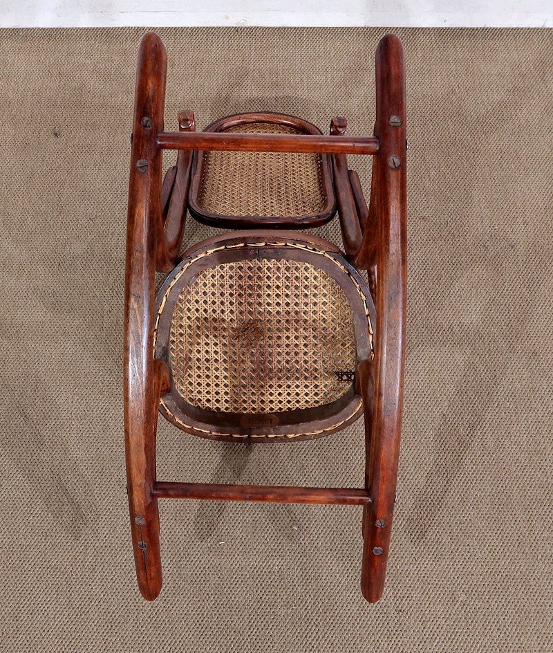 Modell 12331 Schaukelstuhl für Kinder aus Buche von Michael Thonet für Thonet, 1910er bei Pamono ...