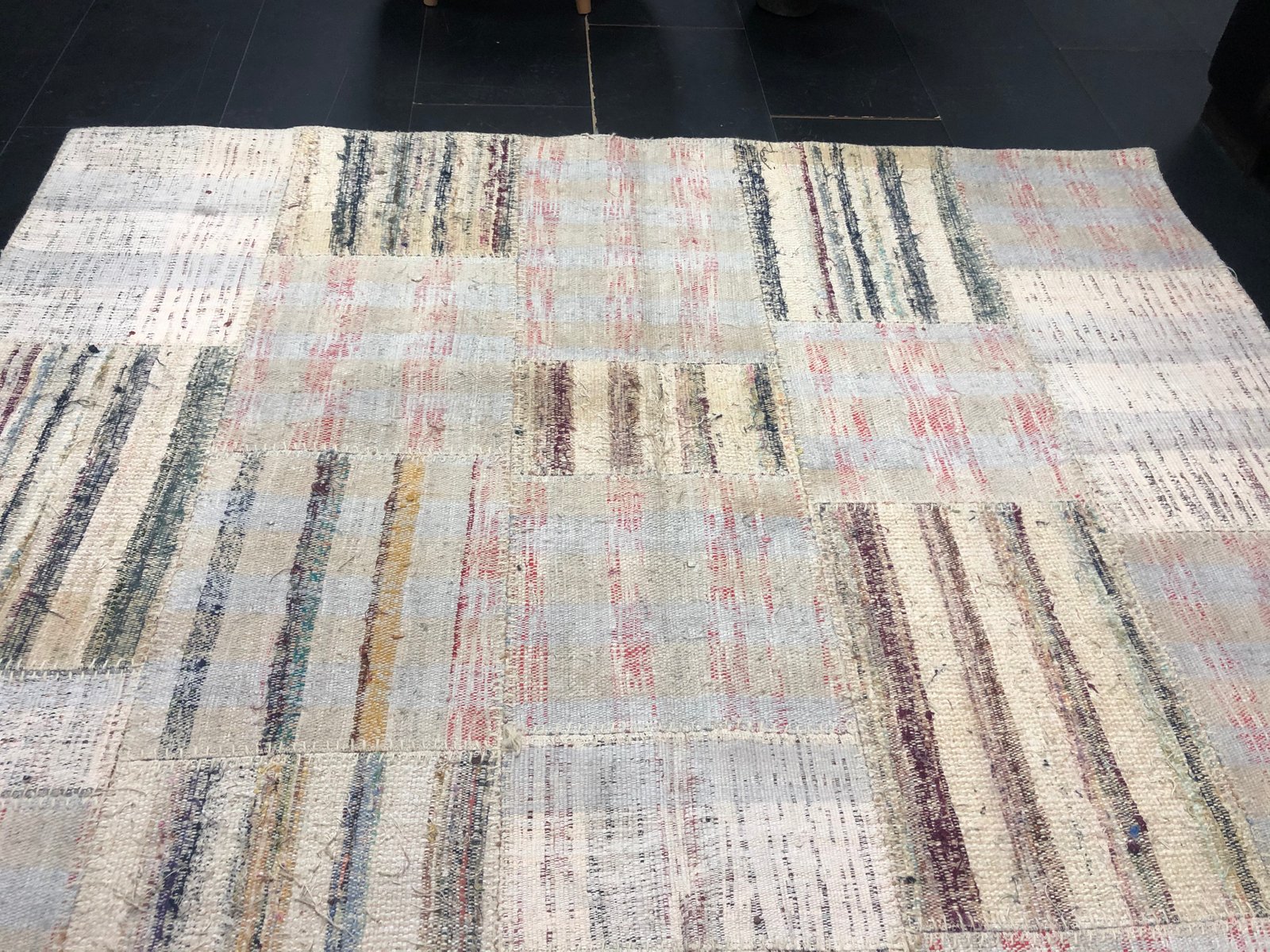 Handmade Patchwork Kilim Rug for sale at Pamono