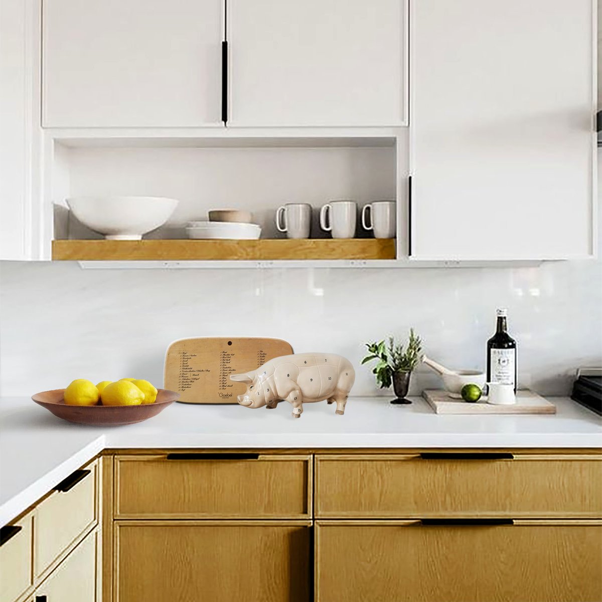 Porcelain Pig by Gerhard Wittmann for Goebel, West German, 1970s, Set ...