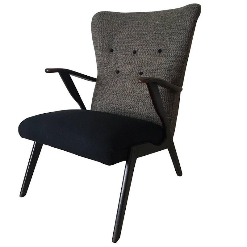 Wingback Chair in the Style of Ercol, 1950s for sale at Pamono