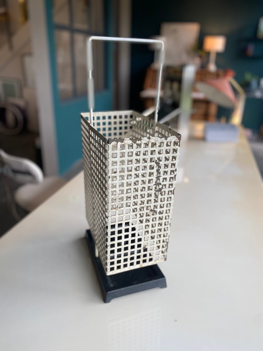 Umbrella Stand with Geometric Structure attributed to Josef Hoffmann ...